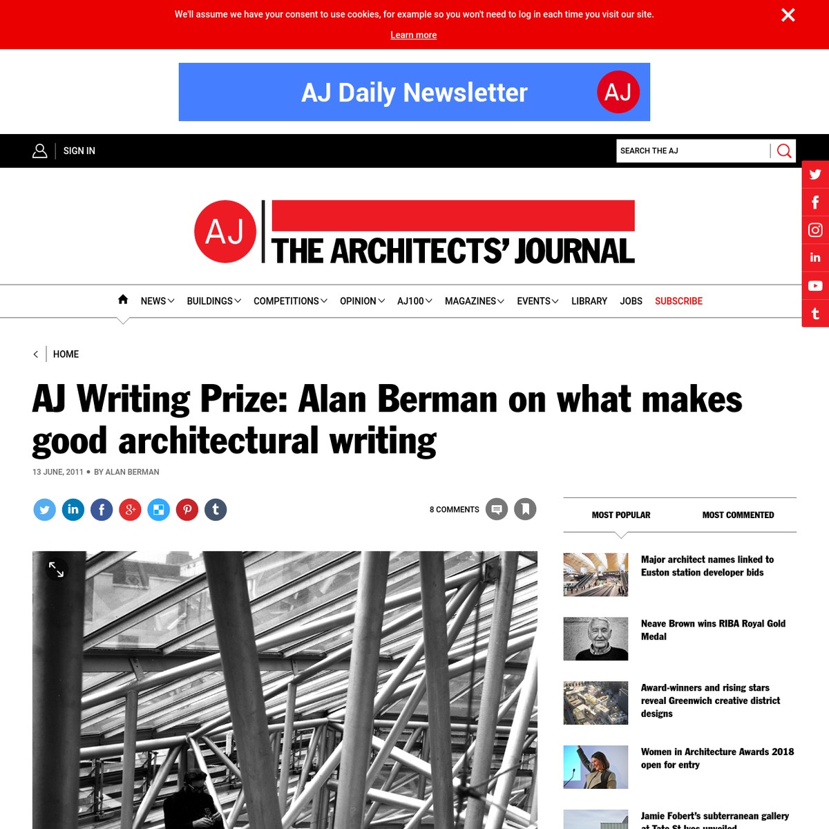 AJ Writing Prize: Alan Berman on what makes good architectural writing ...