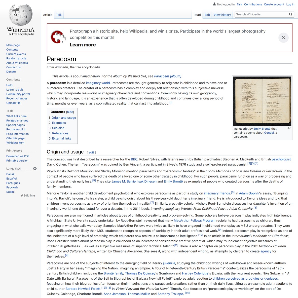 Paracosm - Wikipedia — Are.na