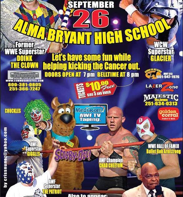 Alabama Wrestling Federation event poster (2015) | Are.na