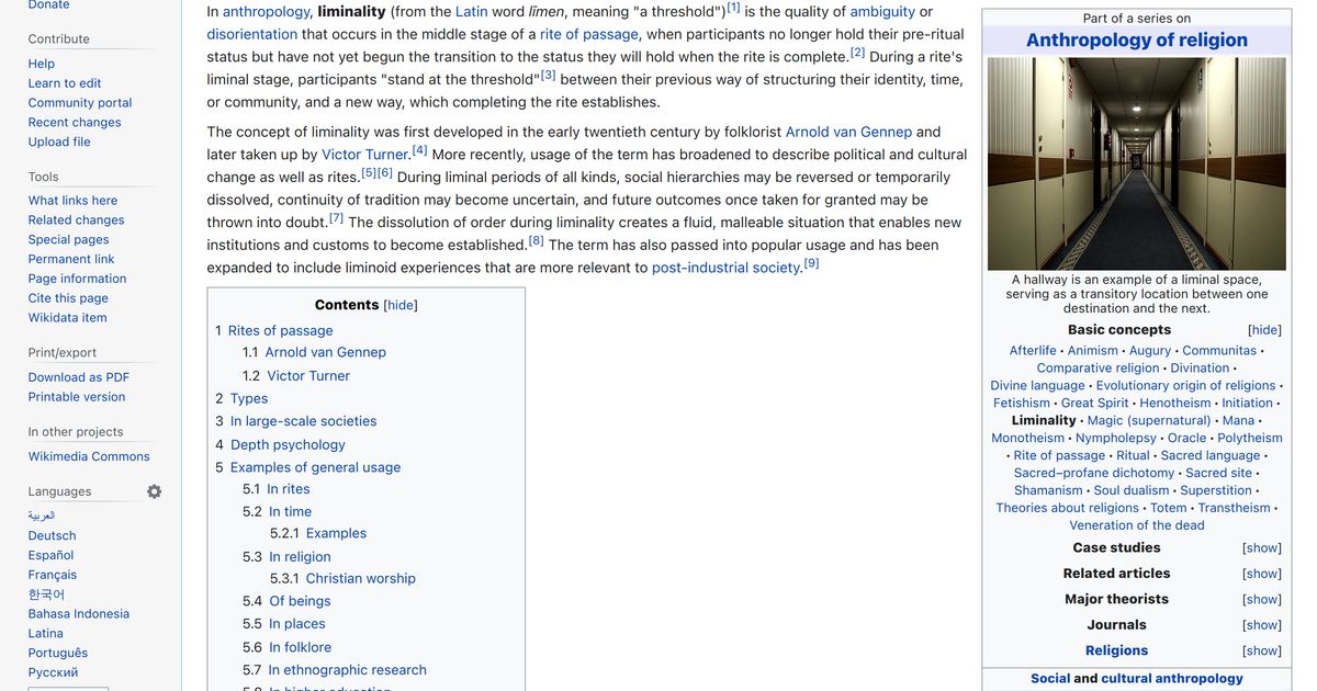 Liminality - Wikipedia | Are.na