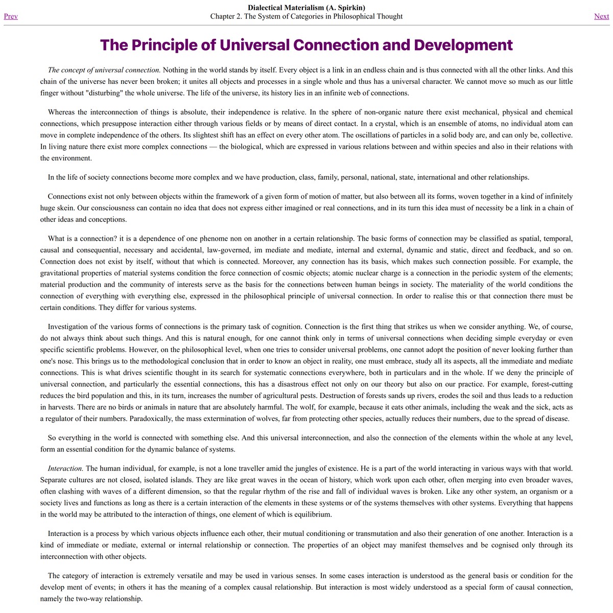 The Principle of Universal Connection and Development — Are.na