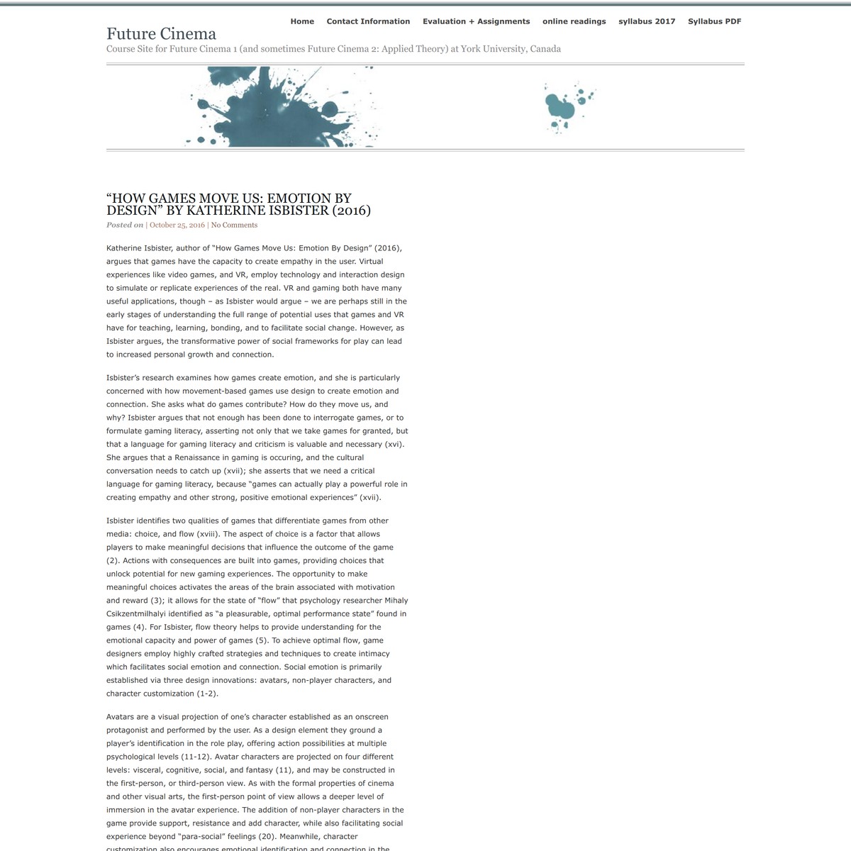 “How Games Move Us: Emotion by Design” by Katherine Isbister (2016 ...