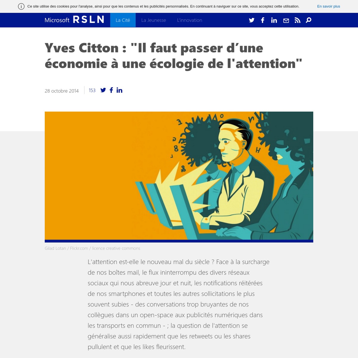 Yves Citton : « Il faut passer d'une économie à une écologie de l ...