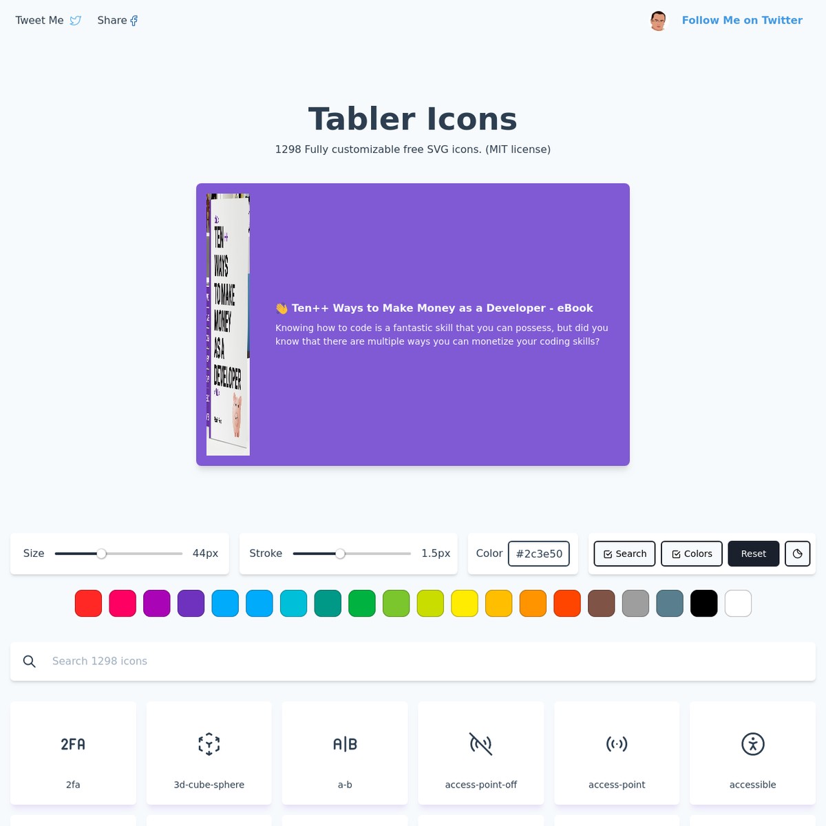 Tabler Icons — Are.na