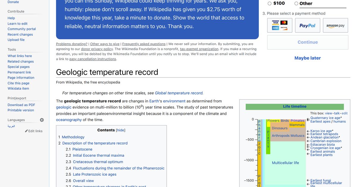 Geologic temperature record - Wikipedia | Are.na