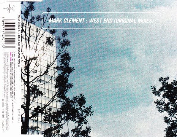 Mark Clement ‎– West End (Original Mixes) (1997) | Are.na
