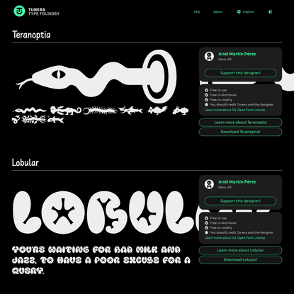 open source typefaces — Are.na