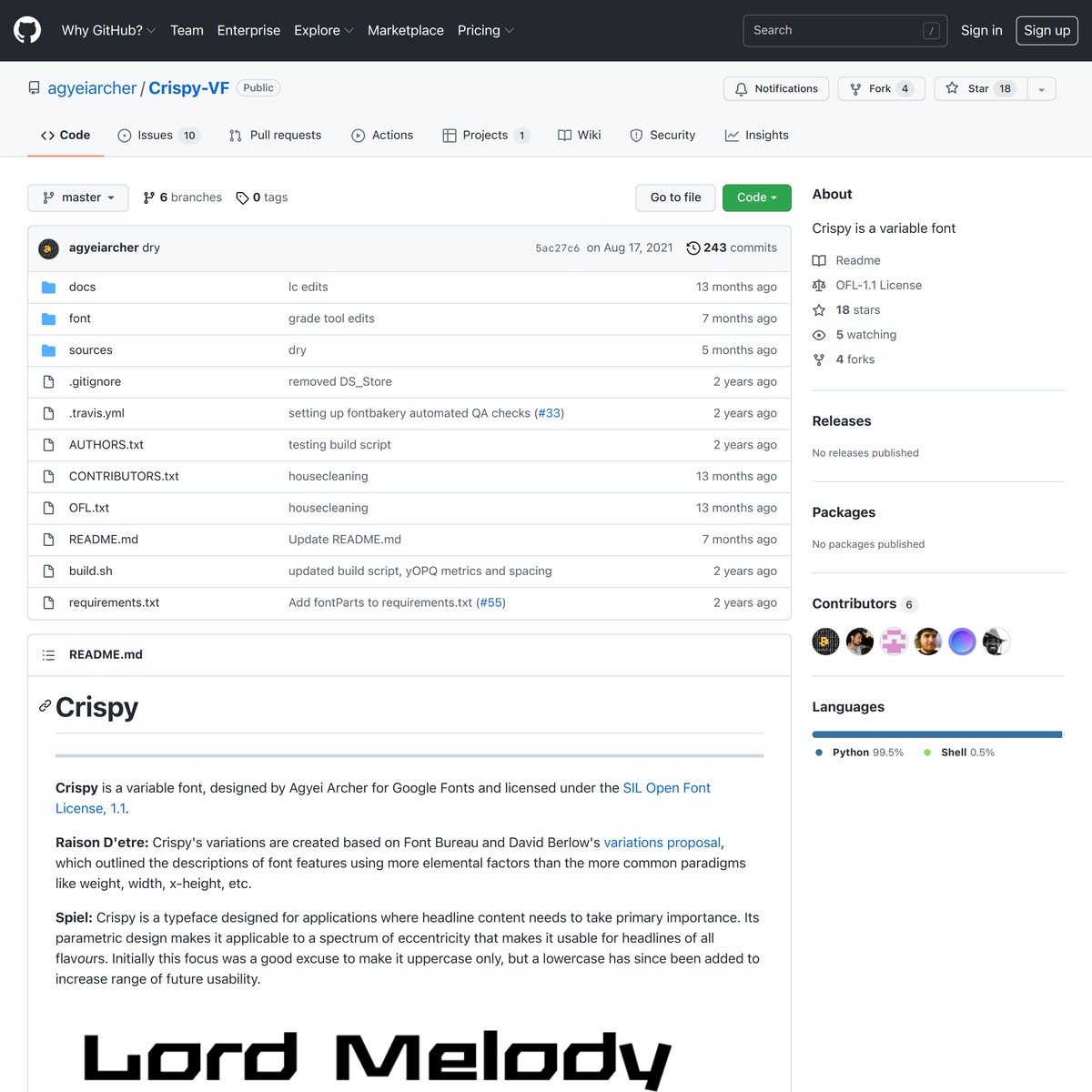 GitHub - agyeiarcher/Crispy-VF: Crispy is a variable font — Are.na