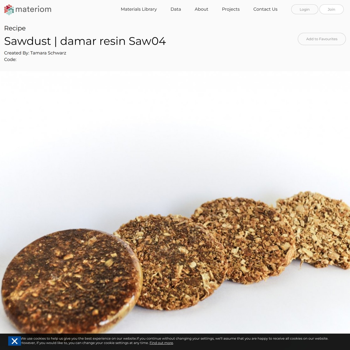 Materiom : Sawdust | damar resin Saw04 — Are.na