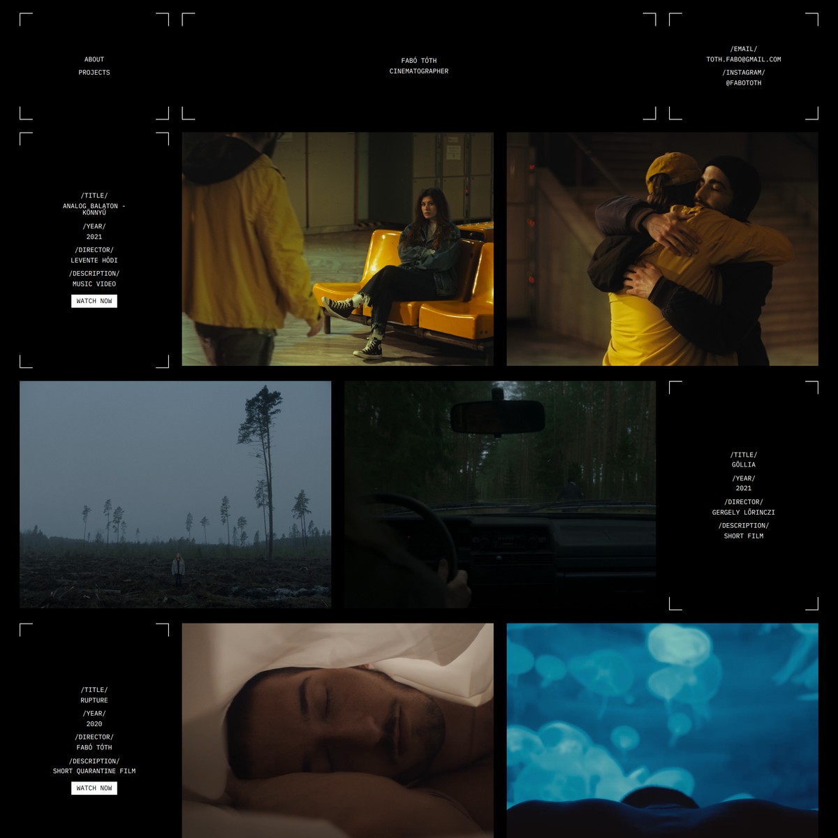 Fabo Toth - Europe based cinematographer — Are.na