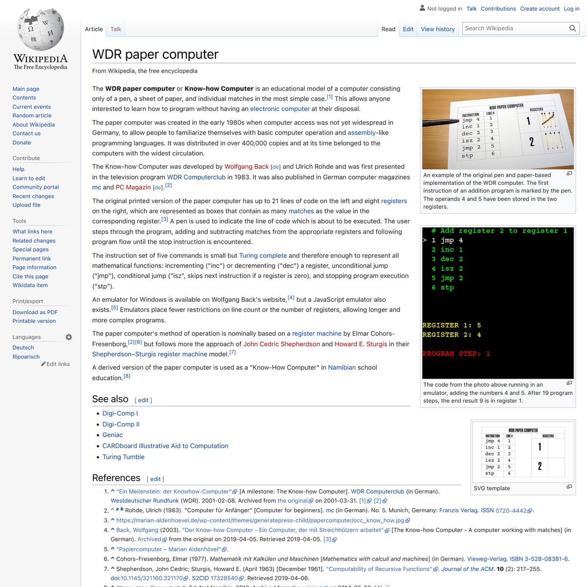WDR paper computer - Wikipedia — Are.na