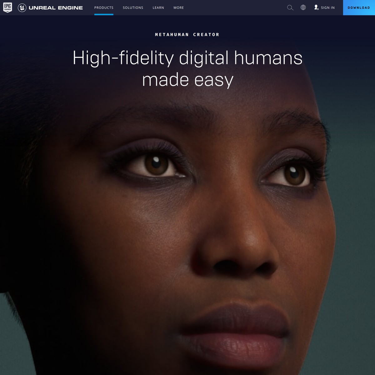 Unreal Engine Metahuman Creator — Arena 