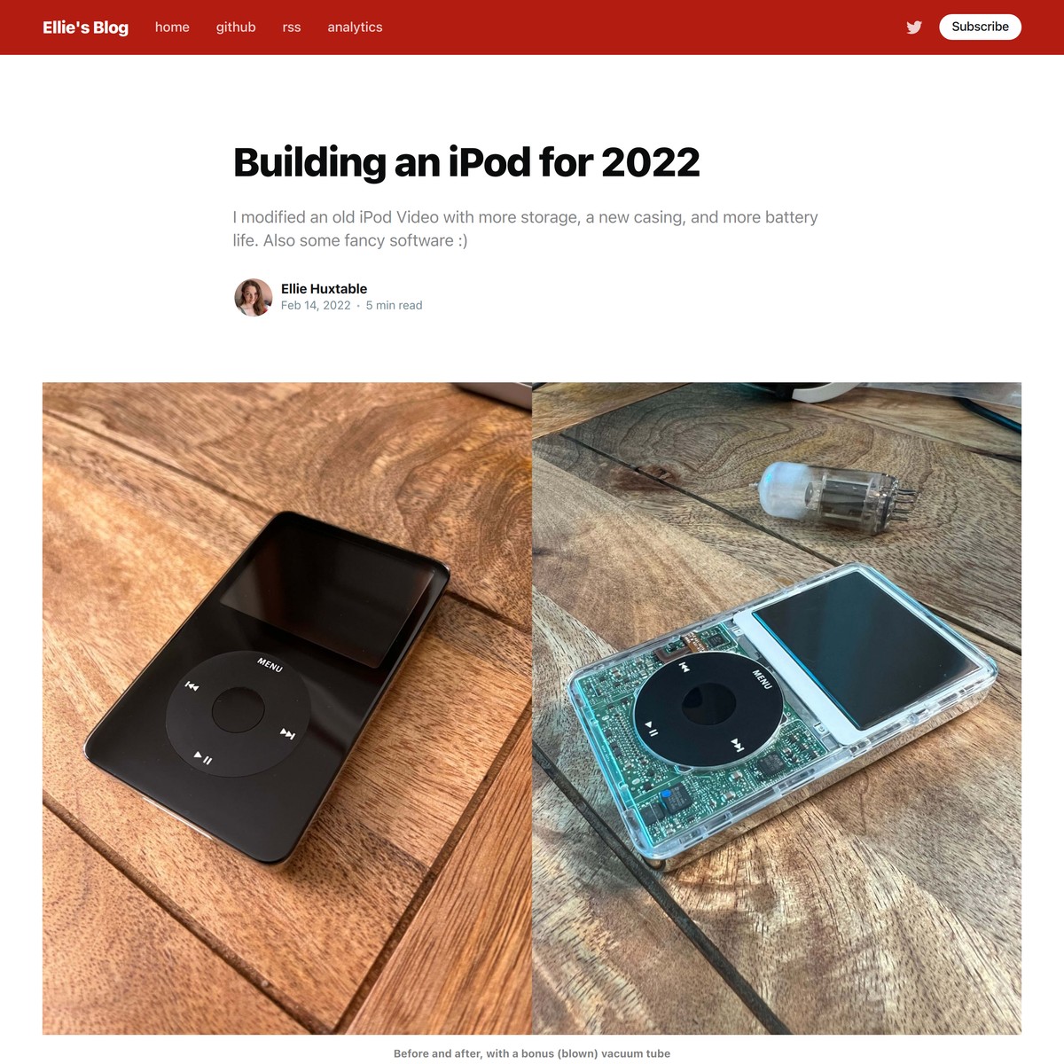 Building an iPod for 2022 — Are.na