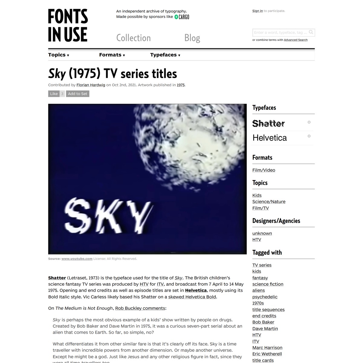Sky (1975) TV series titles — Are.na