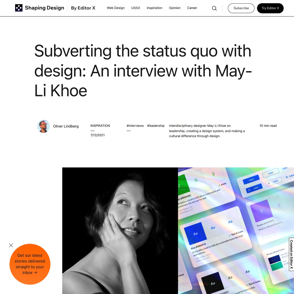 An Interview with Designer May-LI Khoe — Are.na