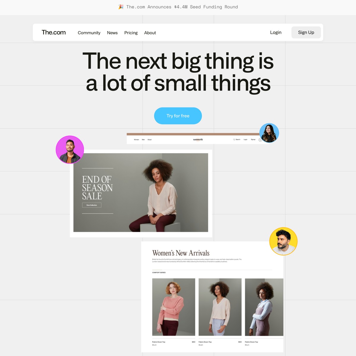 The.com | Collaborative Site Builder For a More Composable Web — Are.na
