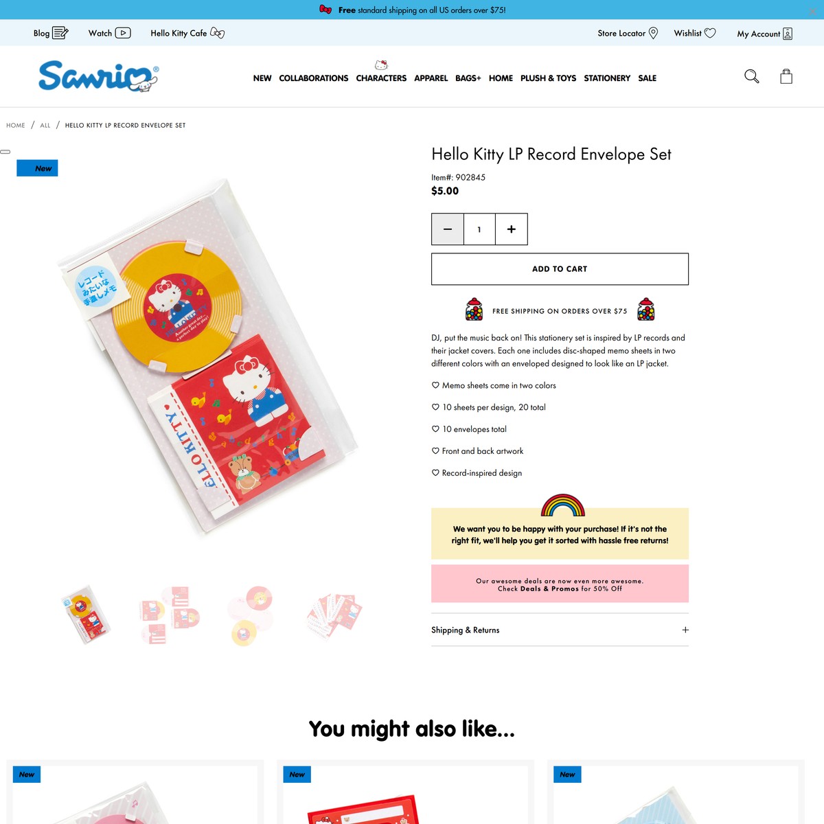 Hello Kitty LP Record Envelope Set — Are.na