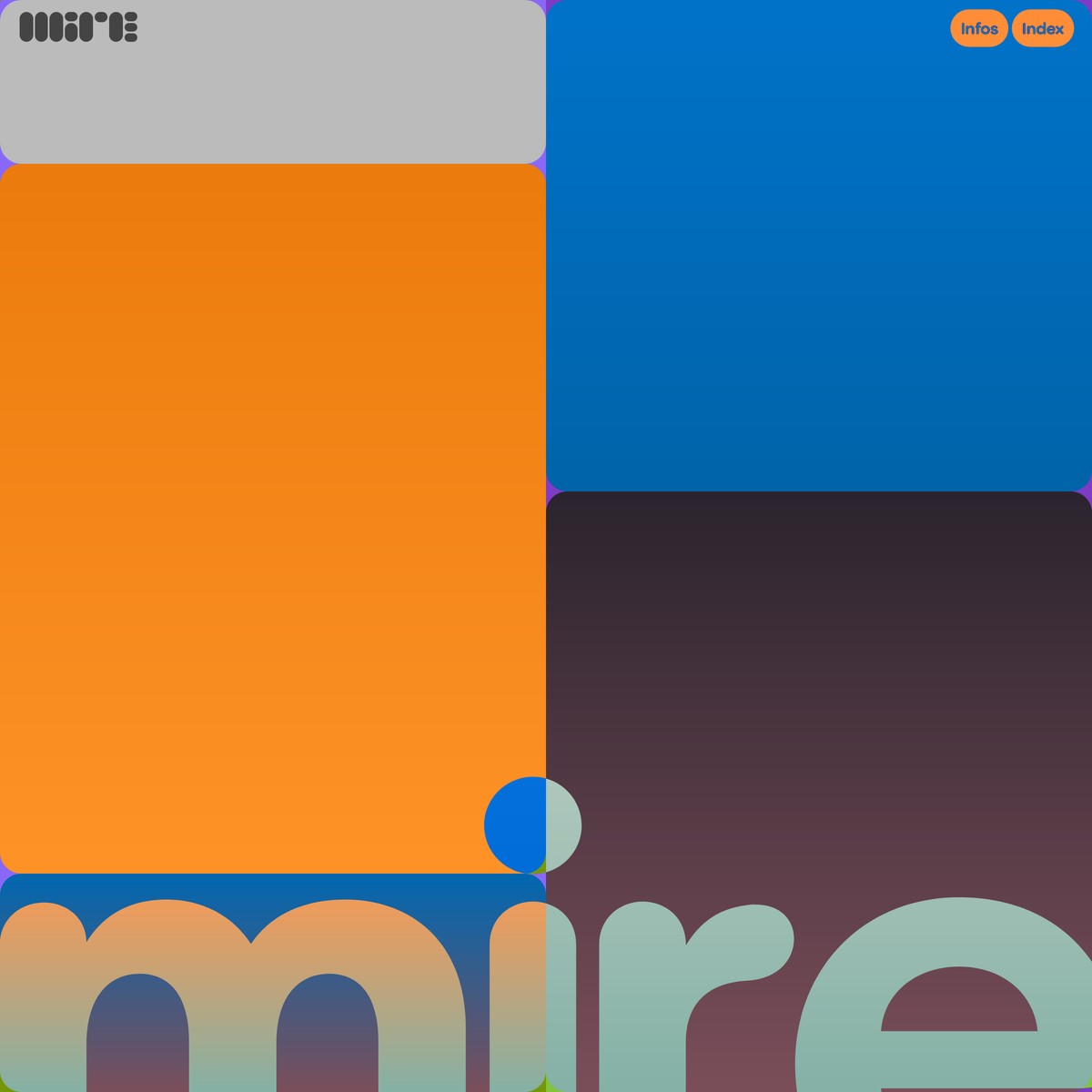 mire ⊹ design graphique et direction artistique — Are.na