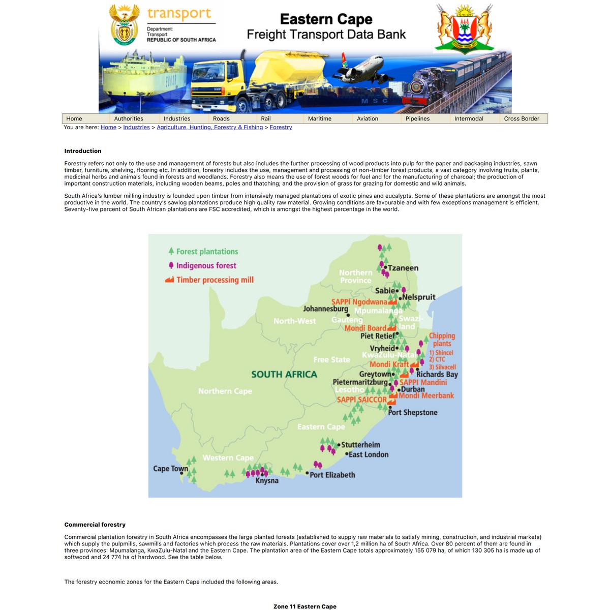 Eastern Cape Freight Databank-Forestry — Are.na