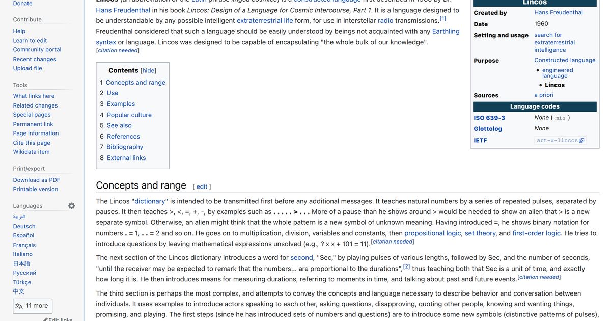 Lincos language - Wikipedia | Are.na