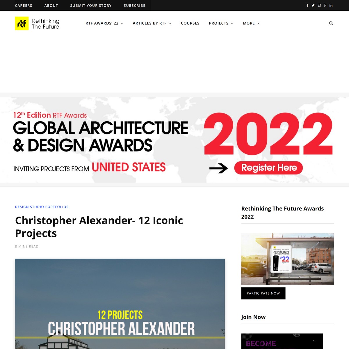 Christopher Alexander- 12 Iconic Projects - RTF | Rethinking The Future ...