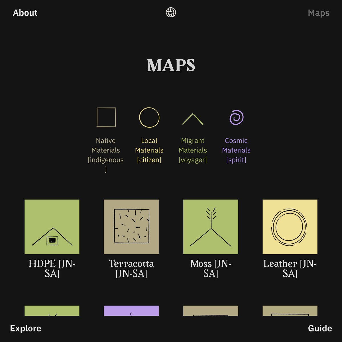 maps — Material Atlas — Are.na