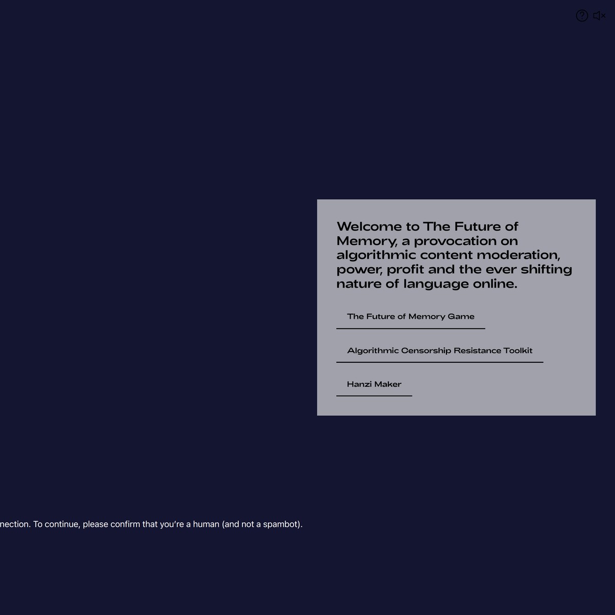 Welcome to The Future of Memory — Are.na