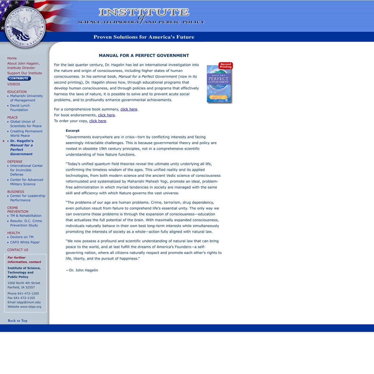 ISTPP: MANUAL FOR A PERFECT GOVERNMENT — Are.na