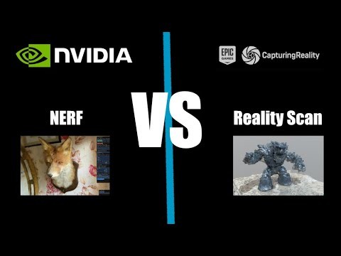 NVIDIA NERF vs Reality Scan iOS App from Reality Capture + Epic Games ...