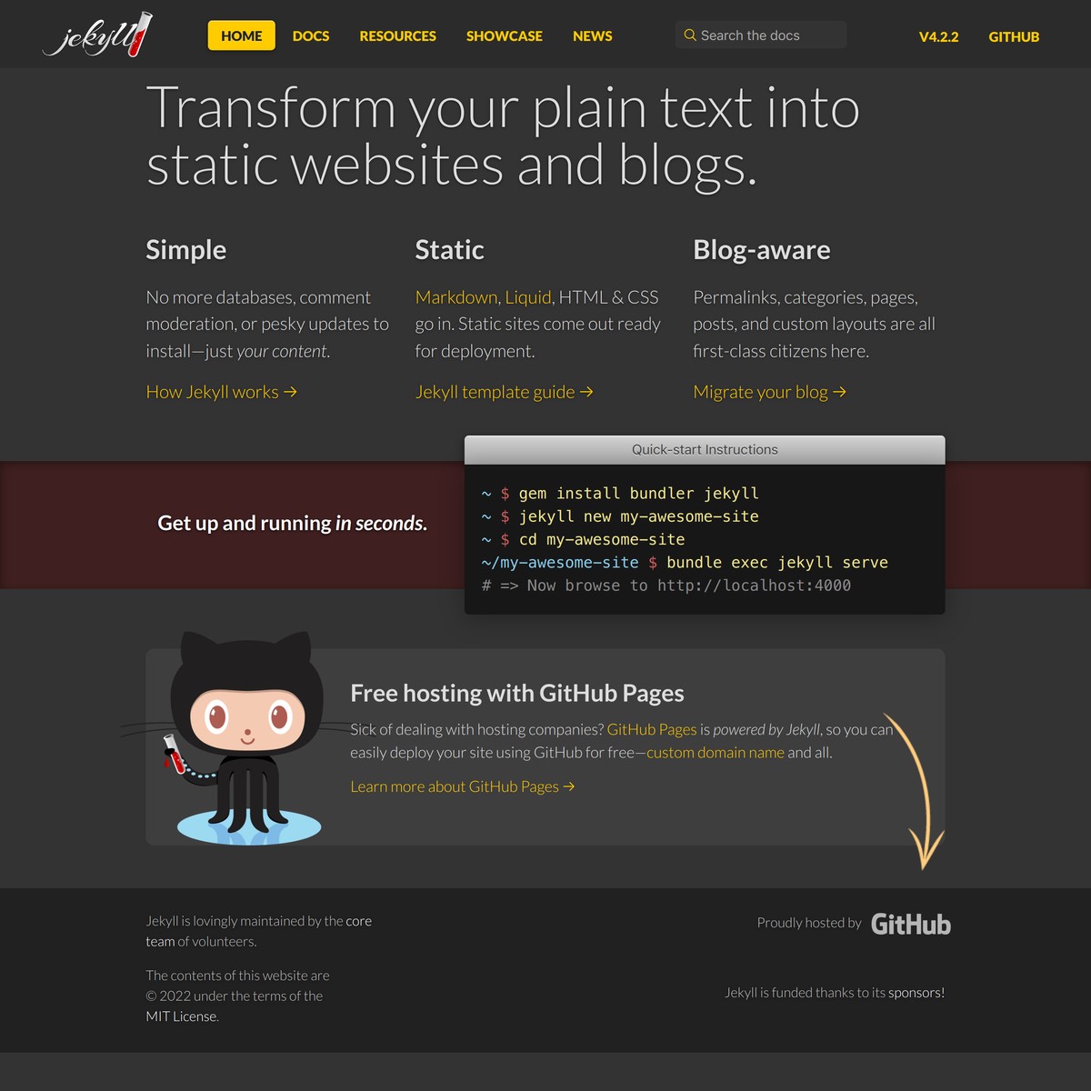 Jekyll • Simple, blog-aware, static sites — Are.na