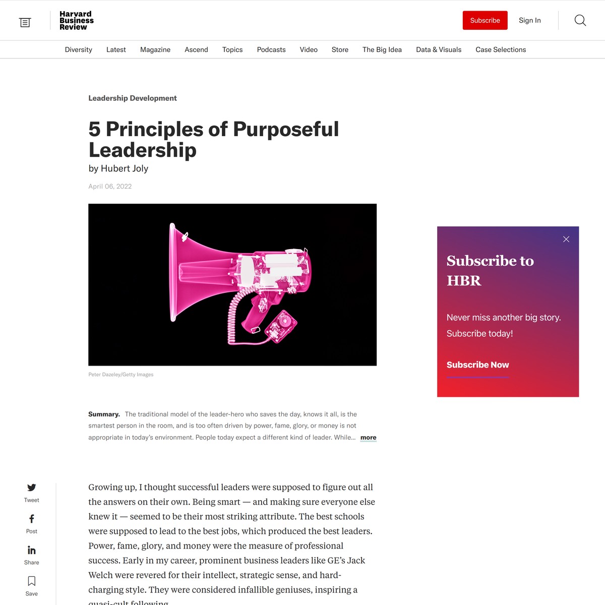 5 Principles of Purposeful Leadership — Are.na