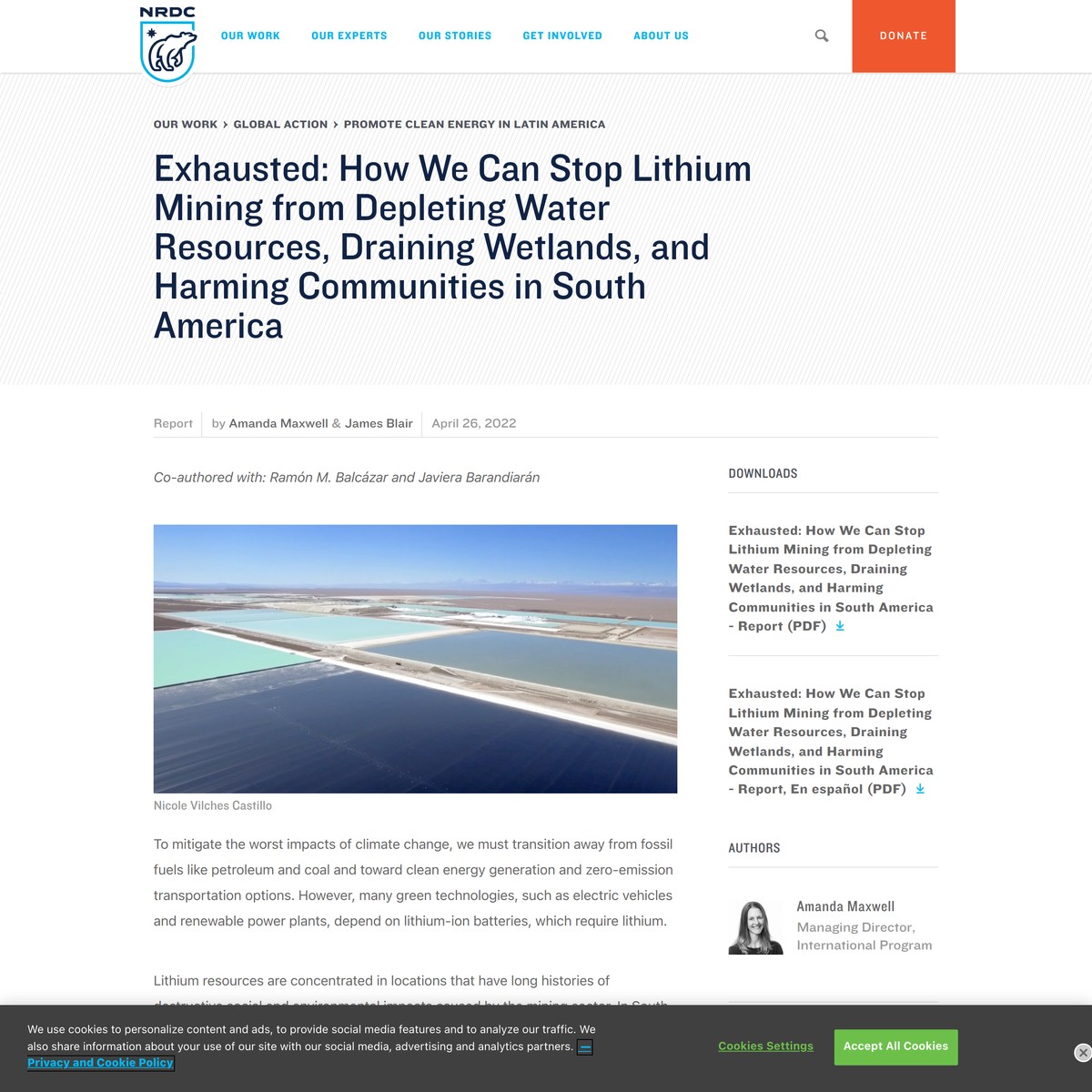 Exhausted: How We Can Stop Lithium Mining from Depleting Water ...