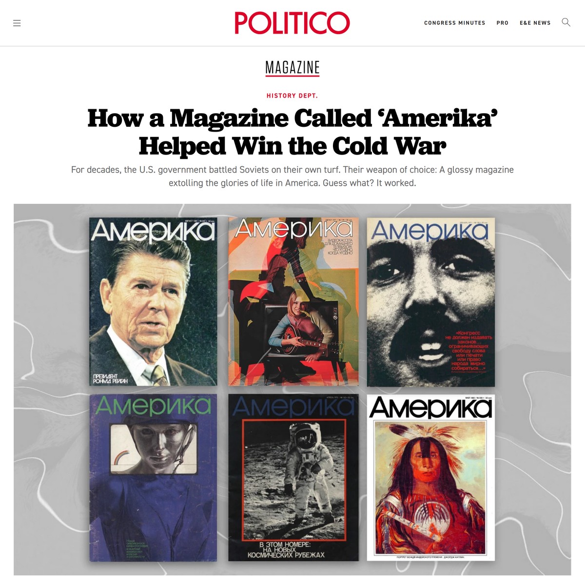 How a Magazine Called ‘Amerika’ Helped Win the Cold War — Are.na