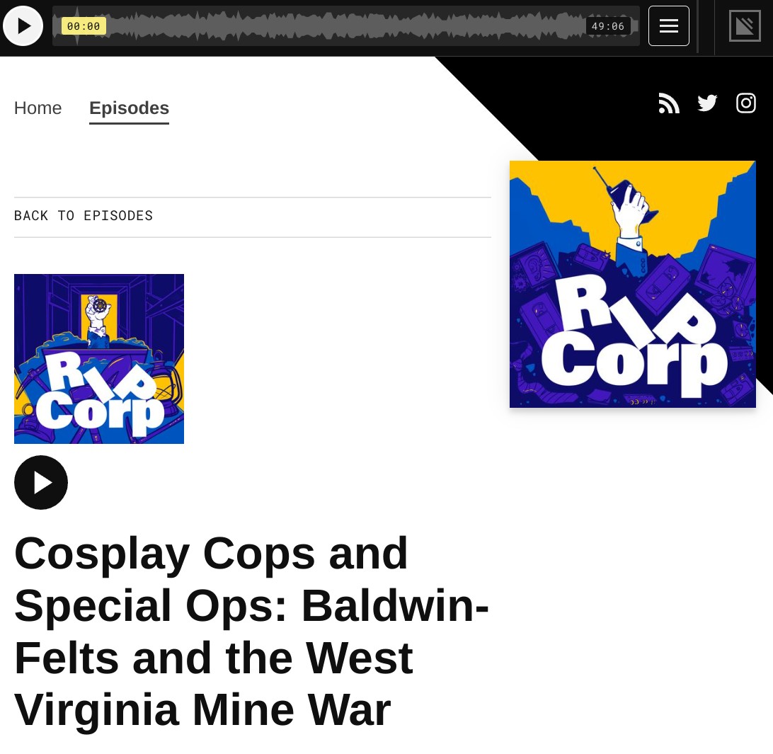 Cosplay Cops and Special Ops: Baldwin-Felts and the West Virginia Mine ...
