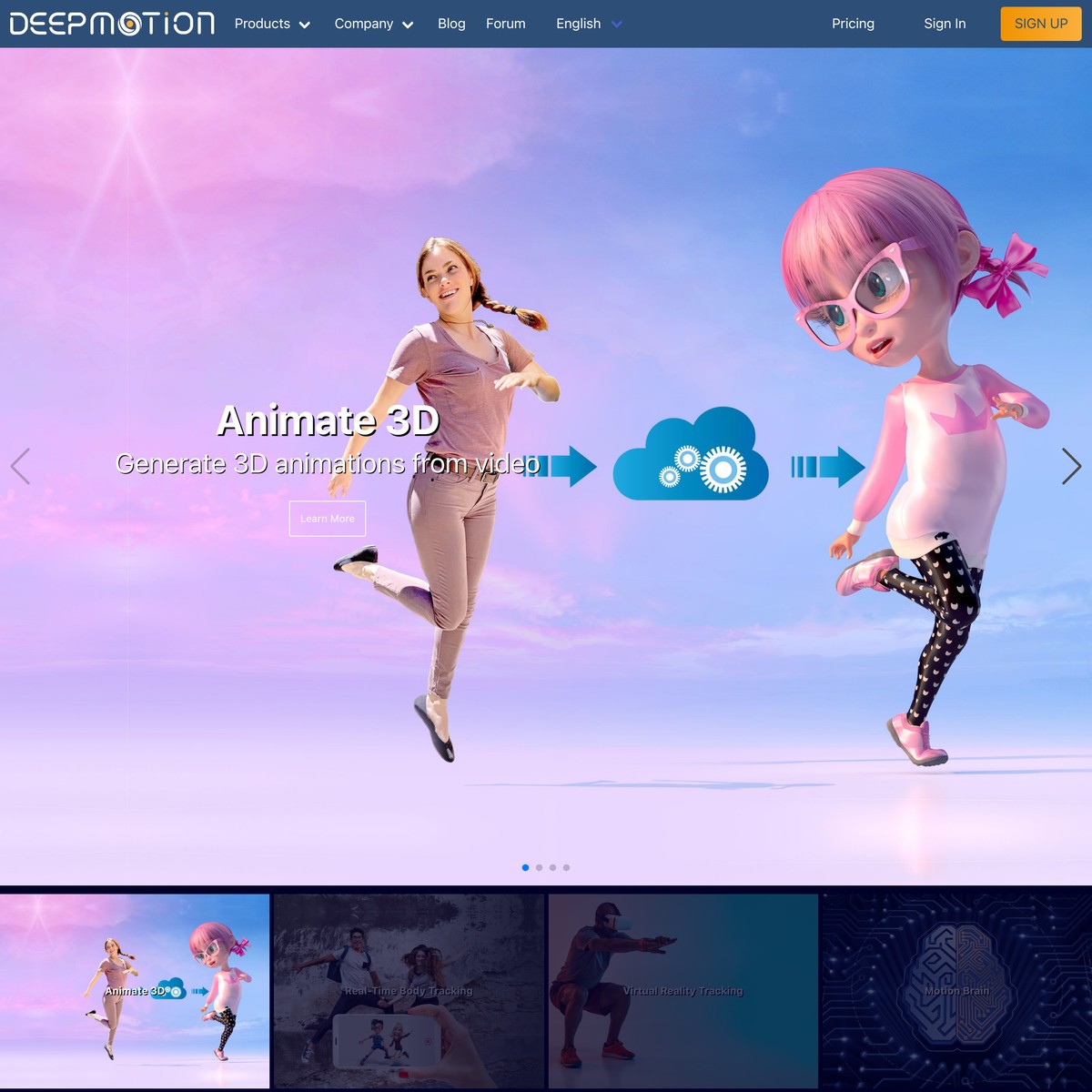DEEPMOTION - AI Motion Capture & 3D Body Tracking — Are.na