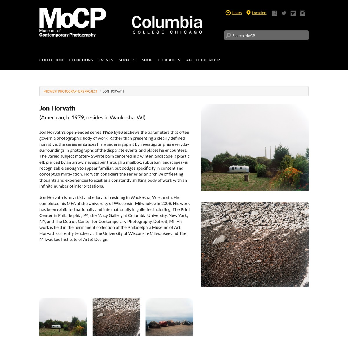 Jon Horvath | Museum of Contemporary Photography — Are.na