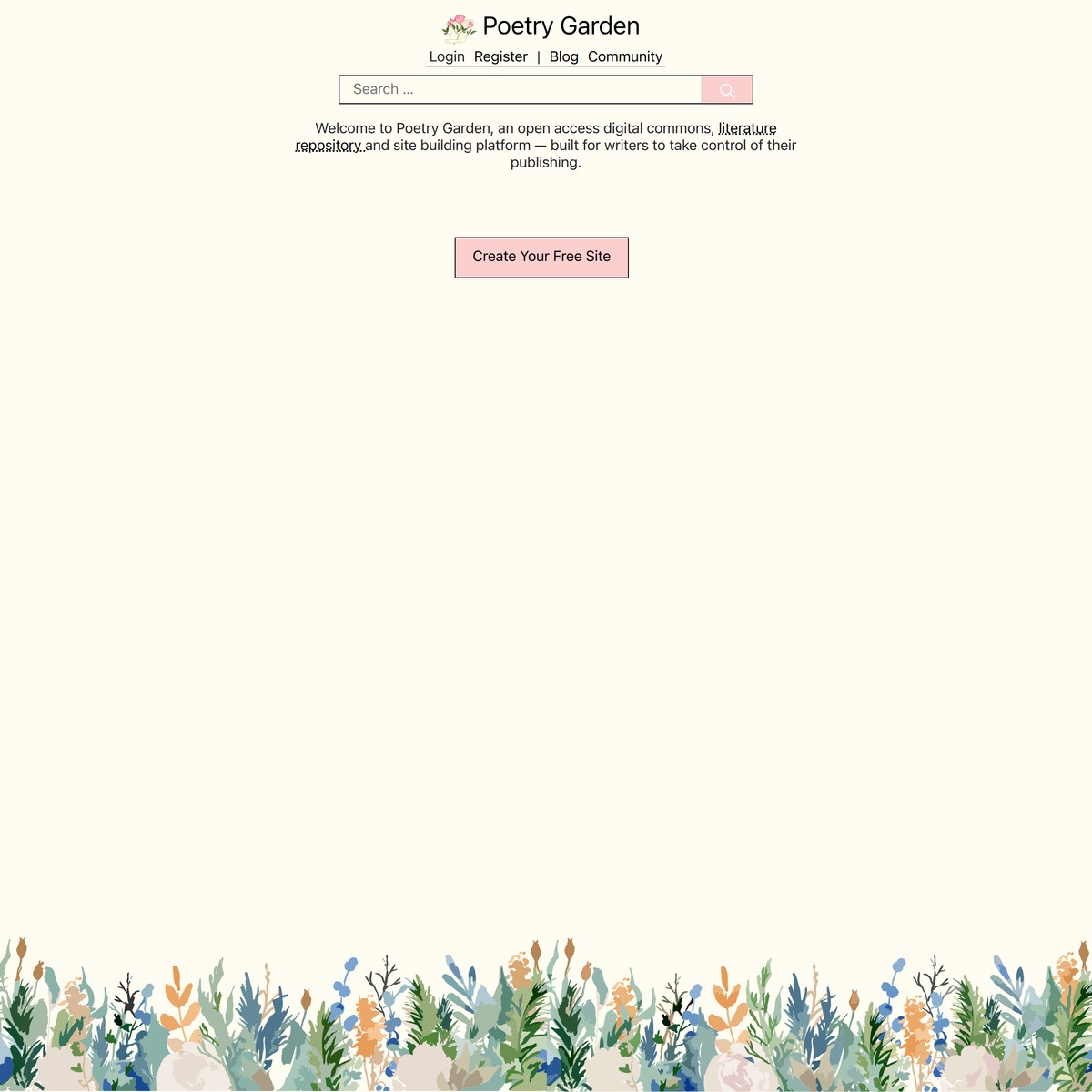 Poetry Garden — Are.na