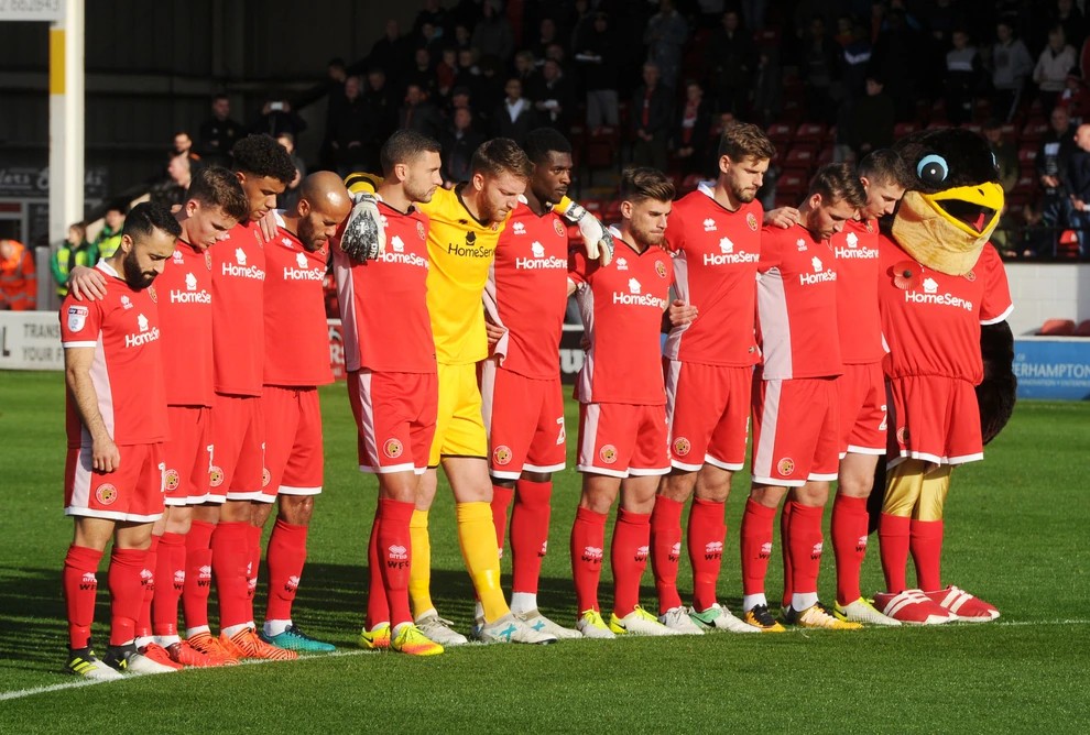🗃️ football mascots during minute silence — Are.na