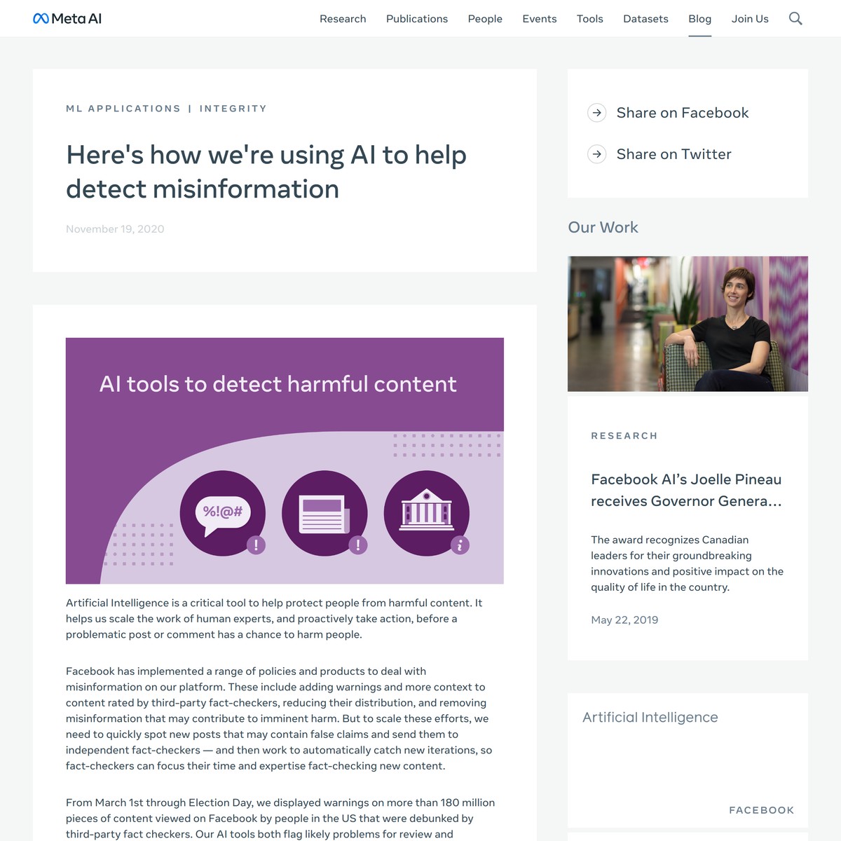 Here’s how we’re using AI to help detect misinformation — Are.na