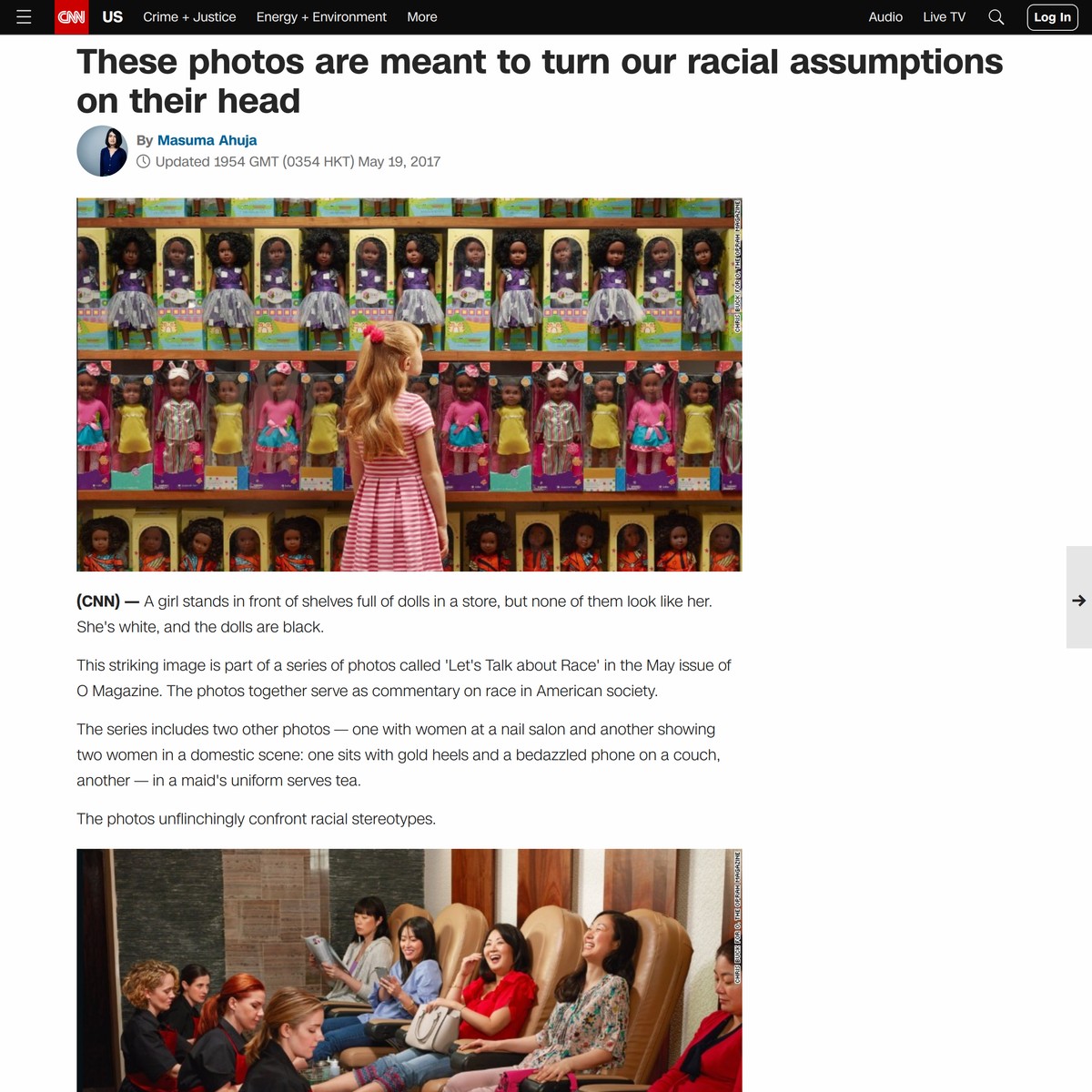 These photos are meant to turn our racial assumptions on their head ...