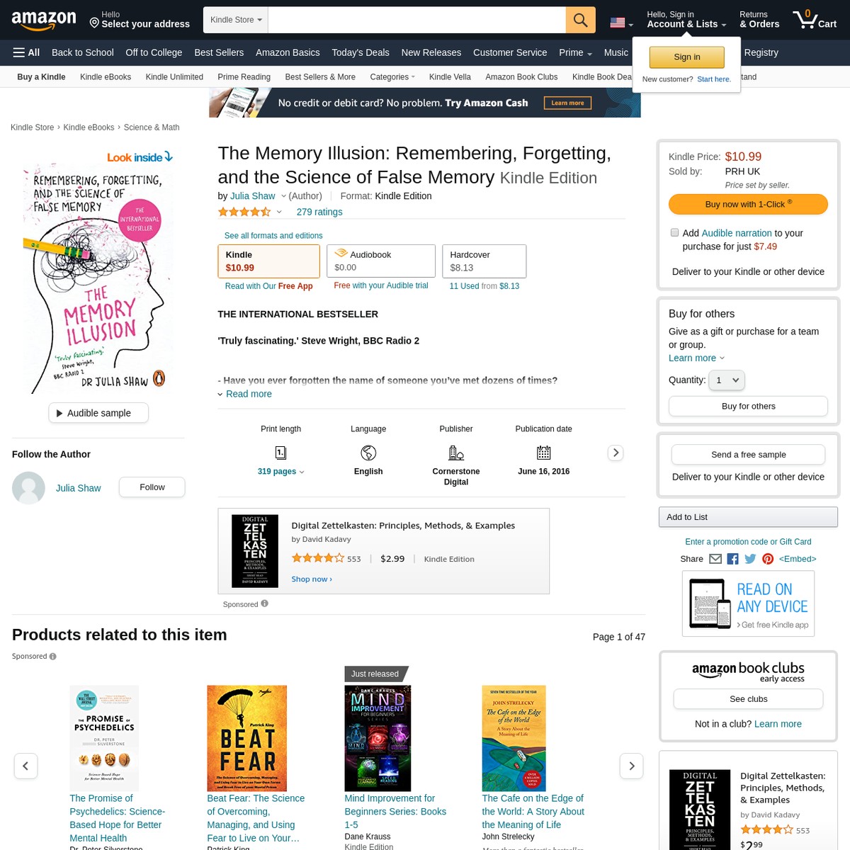 The Memory Illusion: Remembering, Forgetting, and the Science of False ...