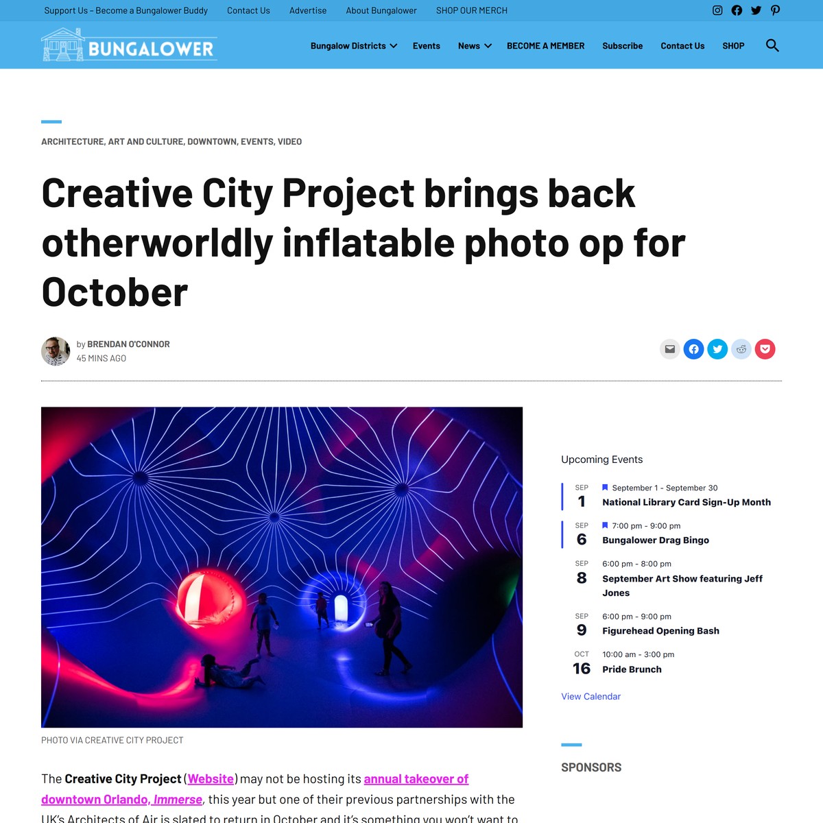 Creative City Project brings back otherworldly inflatable photo op for ...