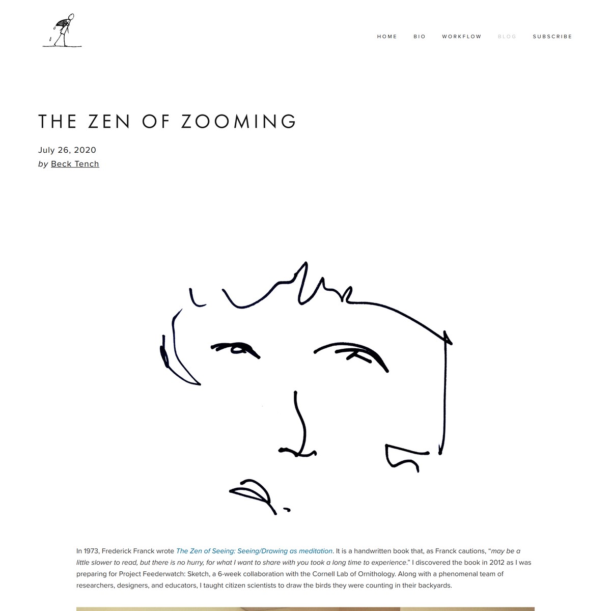 The Zen of Zooming — I am Beck Tench — Are.na
