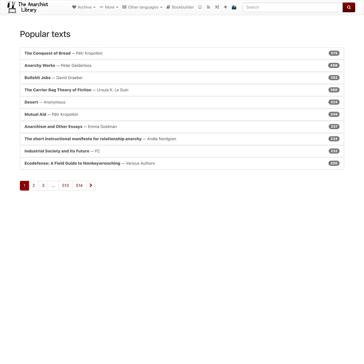 Popular texts — Are.na