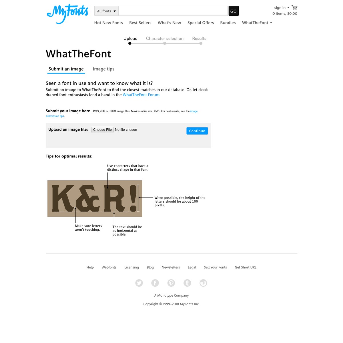 WhatTheFont! " MyFonts — Are.na
