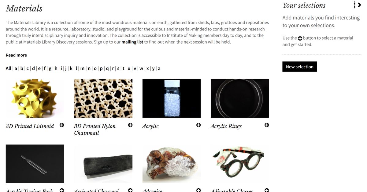 Materials - Materials Library | Are.na