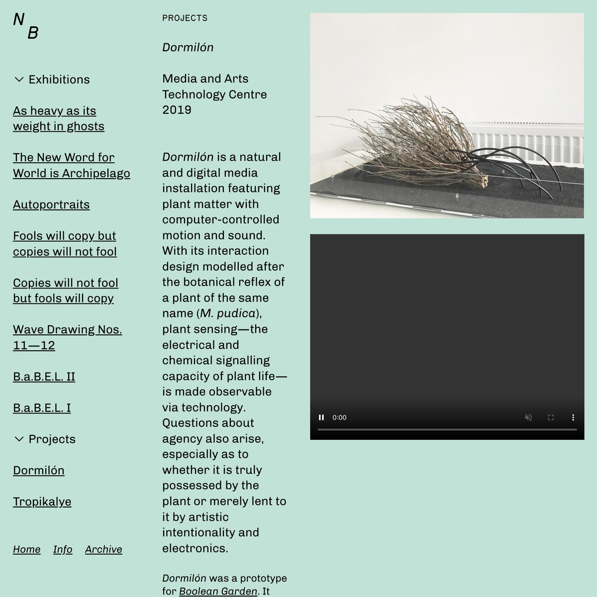 Dormilón — Nice Buenaventura — Are.na