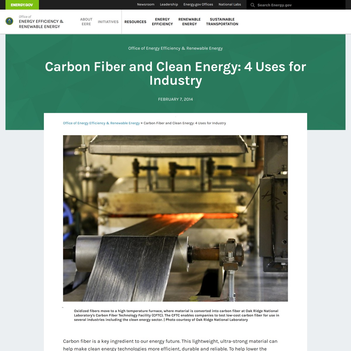 Carbon Fiber and Clean Energy: 4 Uses for Industry — Are.na