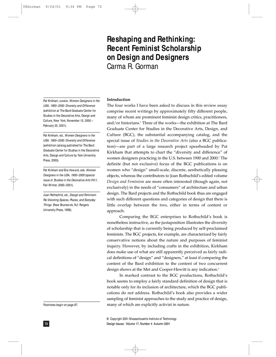 Reshapingandrethinkingrecentfeministpdf — Arena 