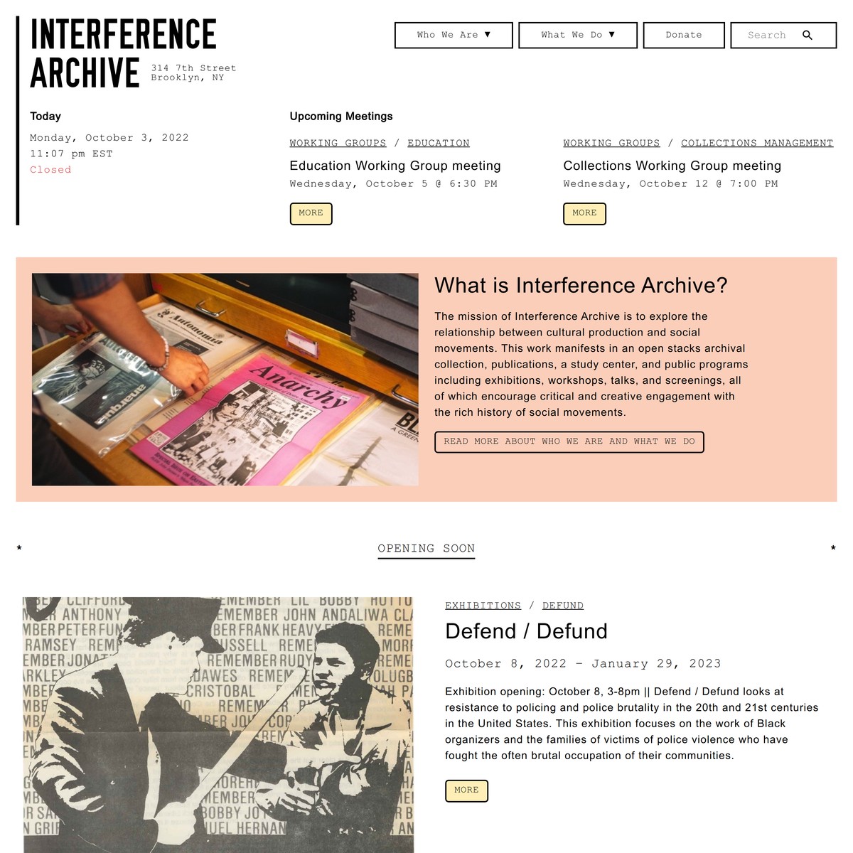 Interference Archive – Exploring the relationship between cultural production and social ...